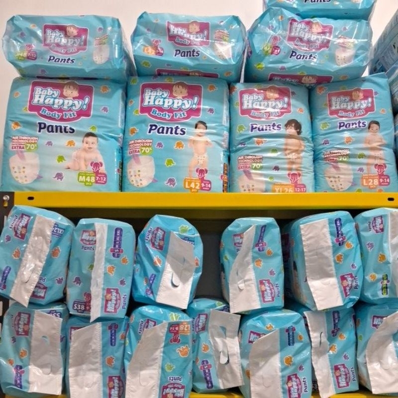 Jual Baby Happy S38/M32/L28/XL26/XXL24 | Shopee Indonesia