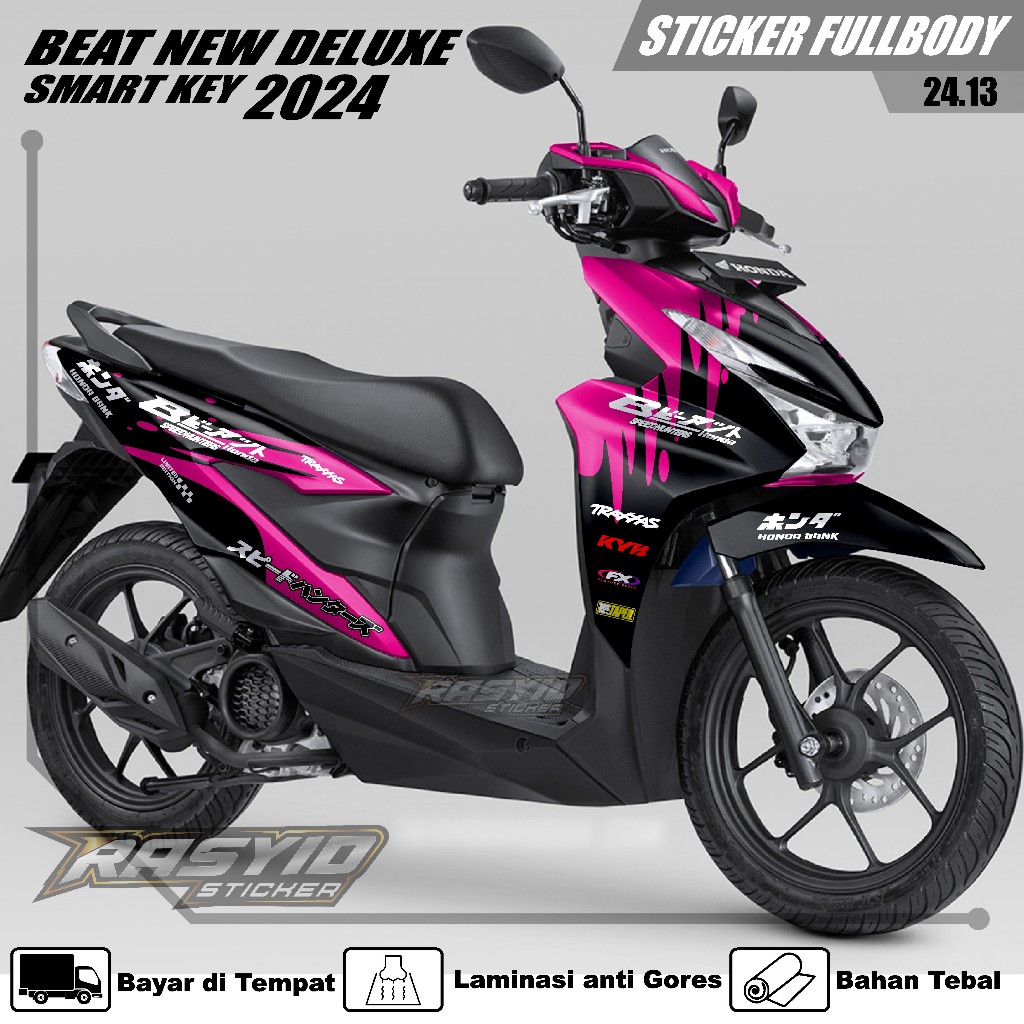 Jual COD Decal Sticker Full Body Honda Beat Remot Beat CBS New Deluxe ...