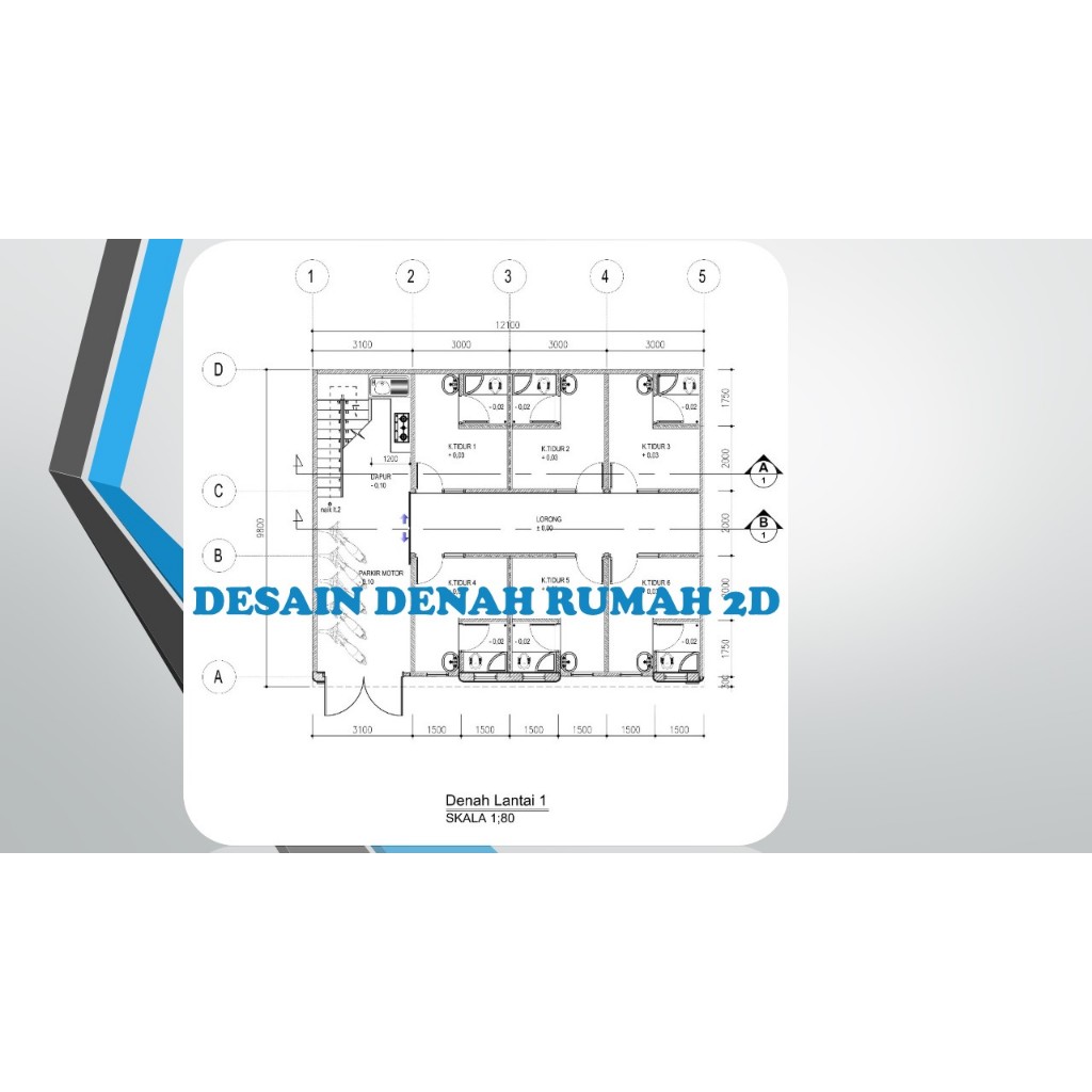 Jual Jasa Gambar Denah Bangunan 2D | Shopee Indonesia