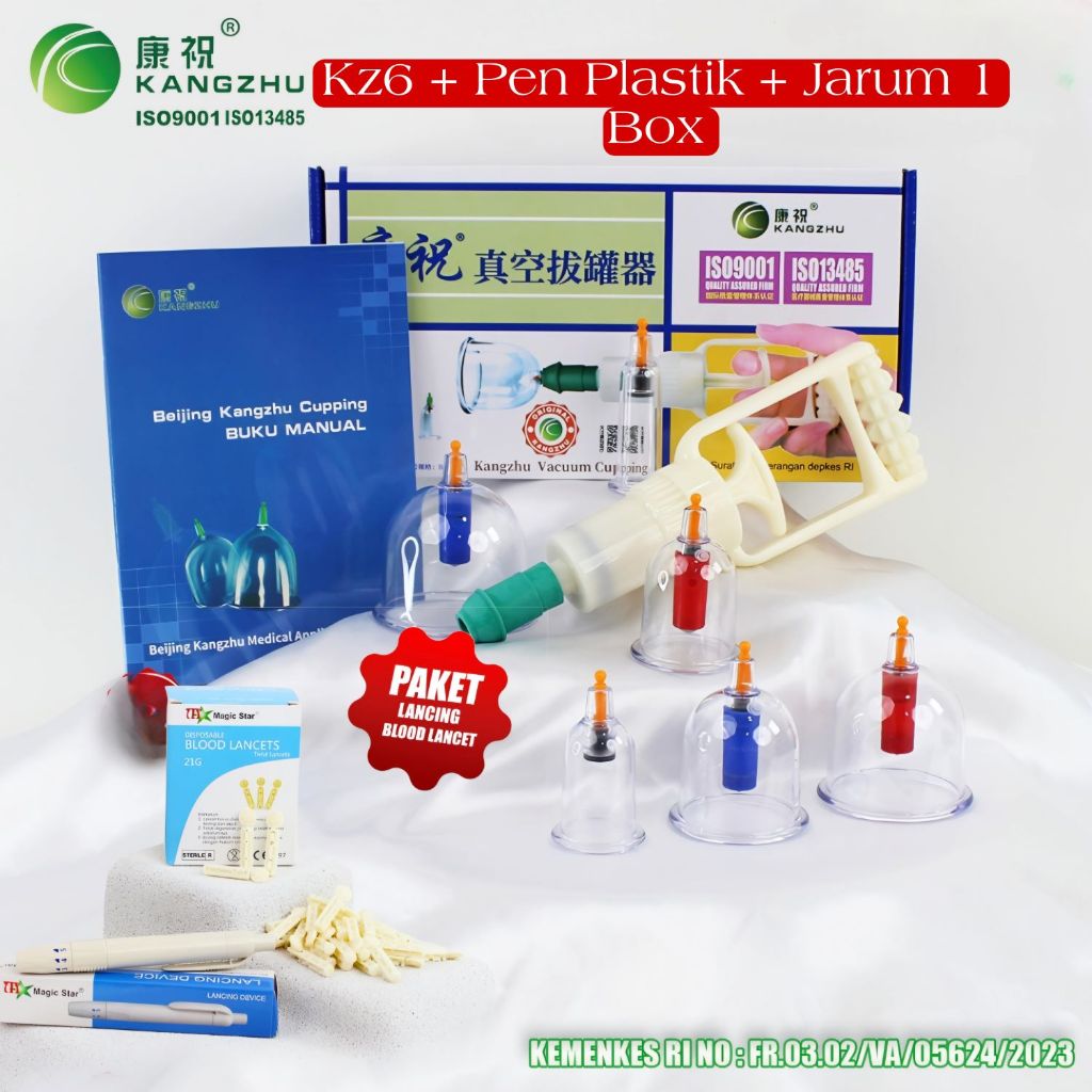 Jual Alat Terapi Bekam Kop Angin Isi 6 Cupping Therapy Magnetik Bahan Akrilik Tebal Paket Kang ...