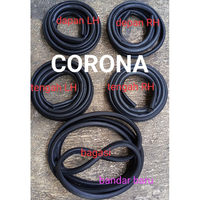 Jual KARET BALON PINTU BAGIAN BODY MOBIL TOYOTA CORONA ABSOLUTE TH92/98 ...