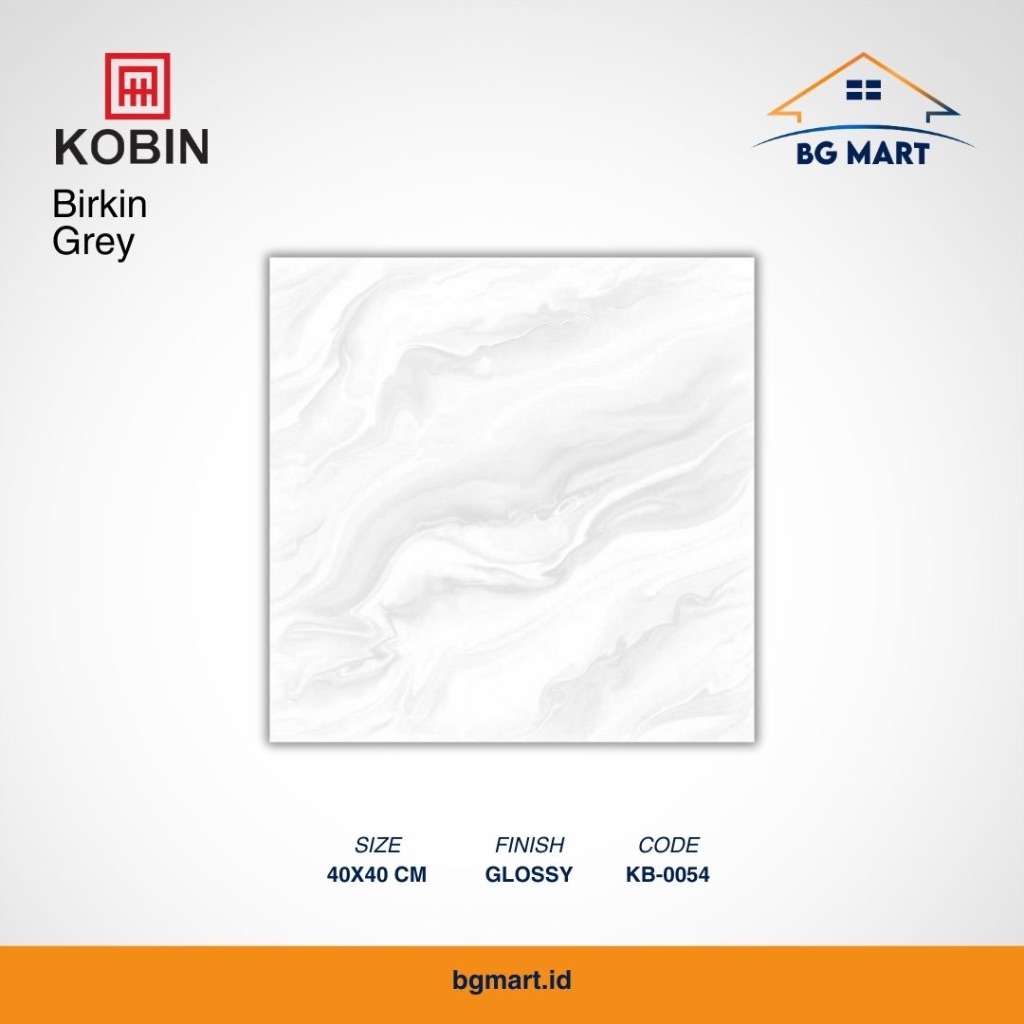 Jual KOBIN Keramik Lantai 40x40 Birkin Grey KW A | Shopee Indonesia