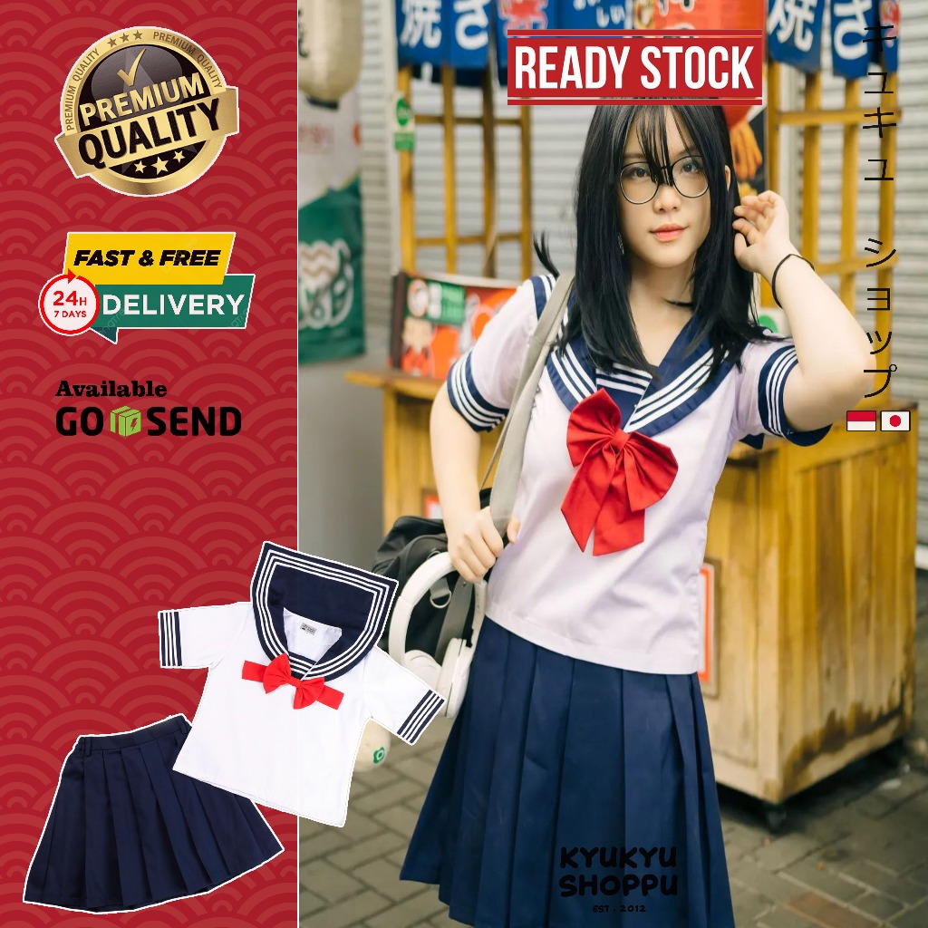 Jual KYUKYUSHOPPU - Seifuku (Ky004) | Cosplay Seragam Sekolah Jepang ...