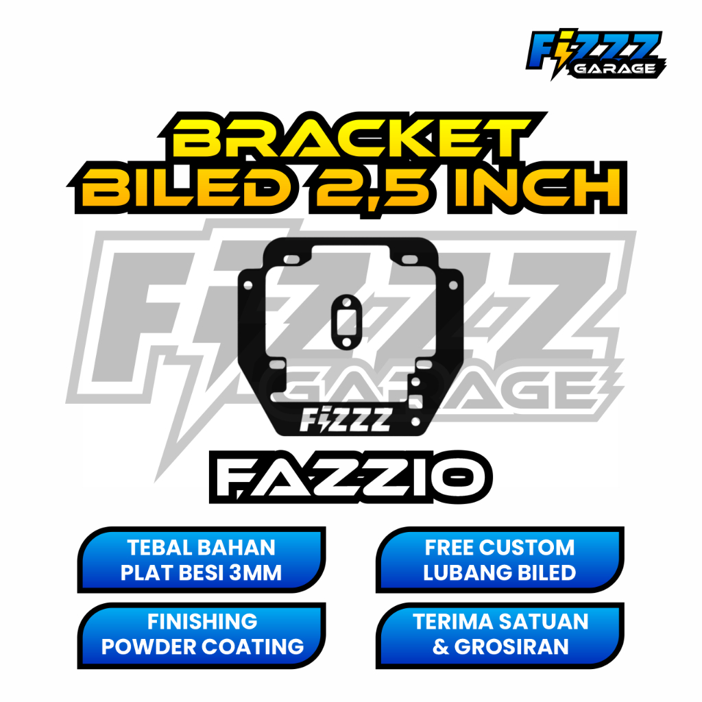Jual BRACKET BREKET LAMPU BILED CUSTOM FAZZIO | Shopee Indonesia