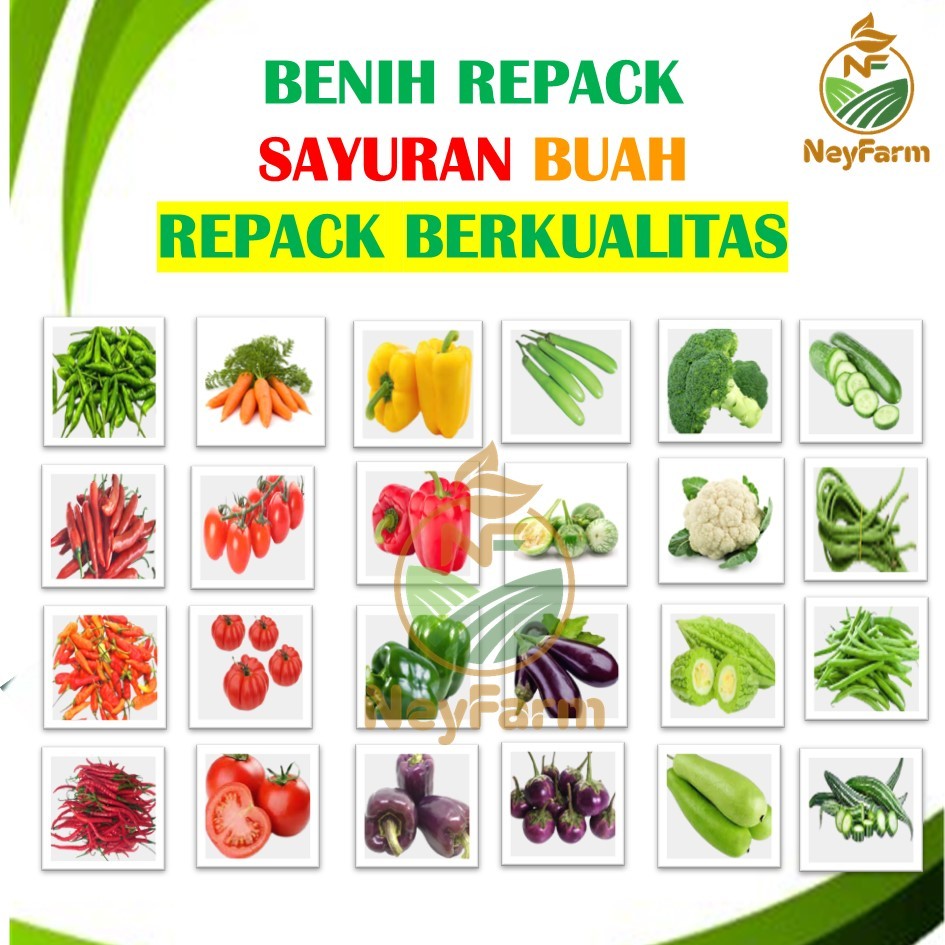 Jual Benih Sayur Buah Sayuran Buah Lengkap Berkualitas Premium | Shopee ...
