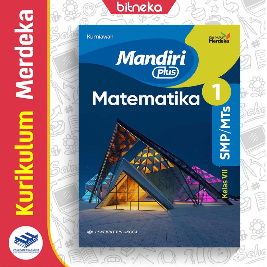 Jual Buku Mandiri Plus Matematika Jilid 1 SMP/MTs Kelas 7 - Kurniawan K-Merdeka Erlangga ...