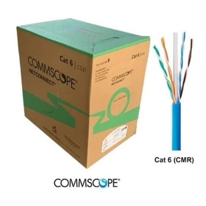 Jual Kabel Lan Commscope Cat 6 - Blue (Box) | Shopee Indonesia