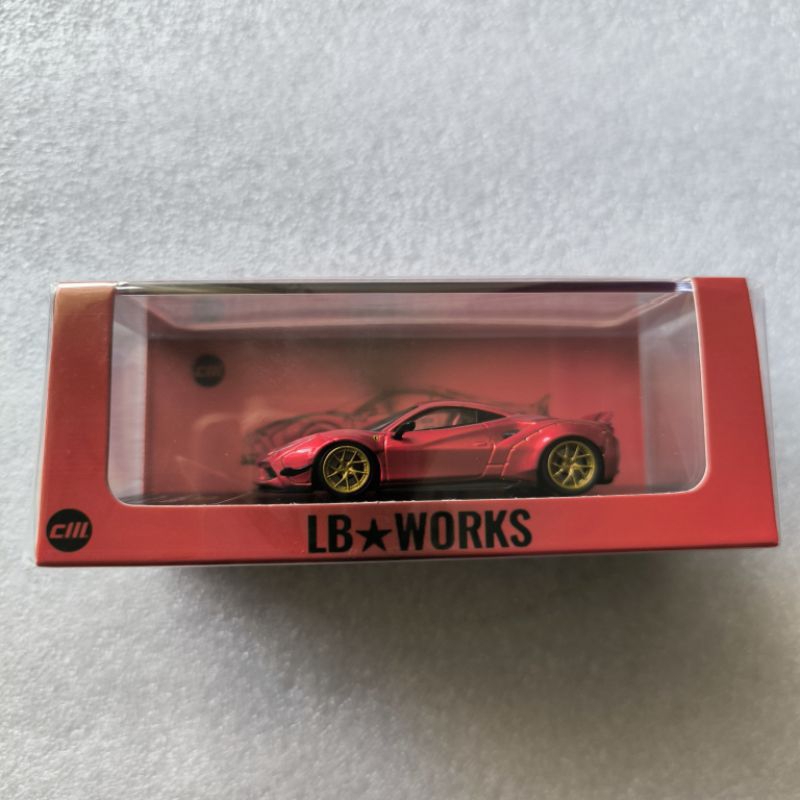 Jual CM MODEL LBWK FERRARI 488 WIDEBODY METALLIC RED LIBERTY WALK ...