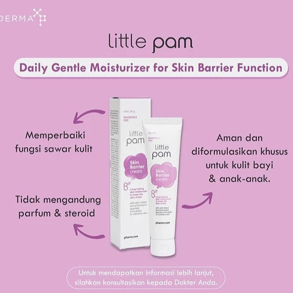 Jual Little Pam Skin Barrier Cream 30 gr - Cream Bercak Putih di Wajah ...