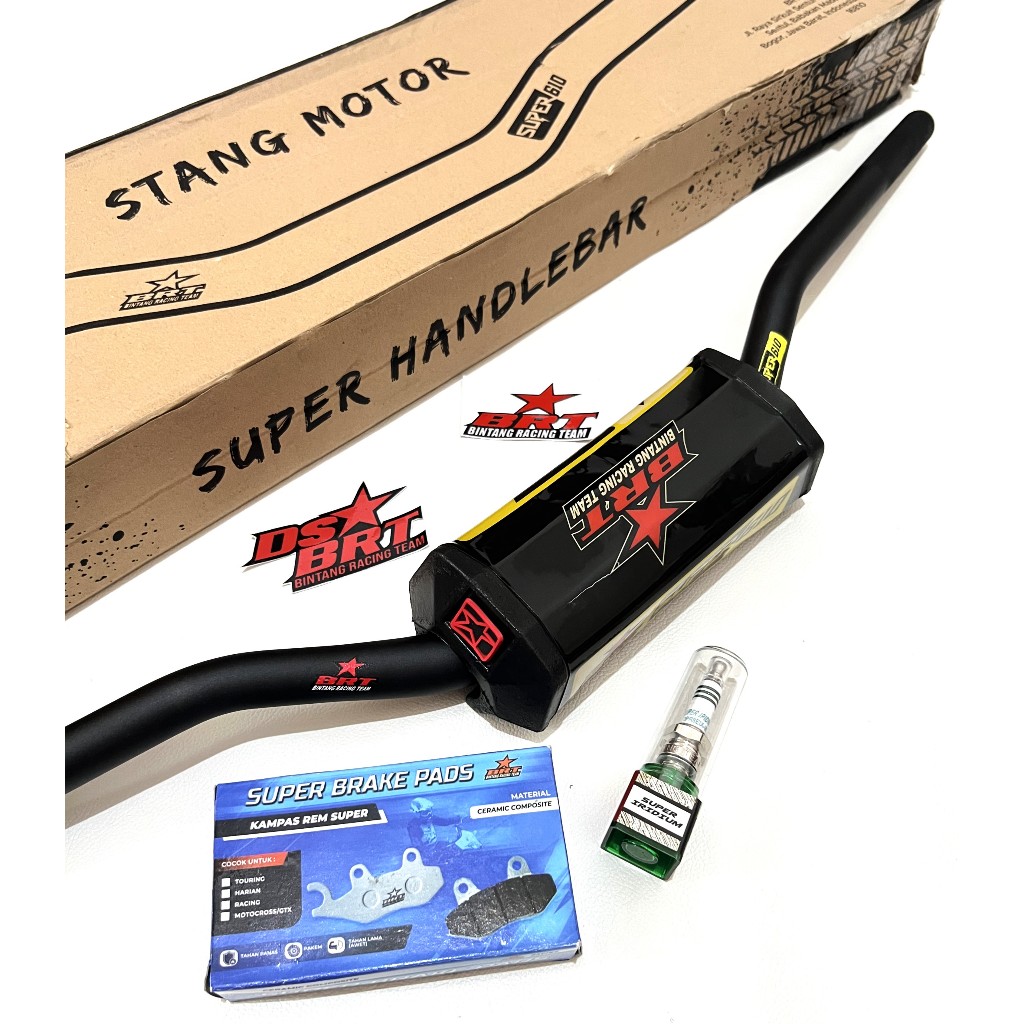 Jual STANG Handle Bar BRT Stang Fatbar Low 6mm UNIVERSAL TRAIL BEBEK ...