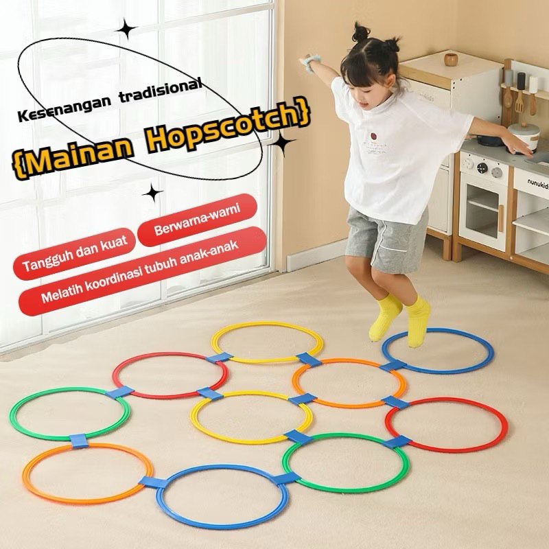 Jual MAINAN MOTORIK MELATIH TERAPI LONCAT TALI LINGKARAN CIRCLE HOP ...