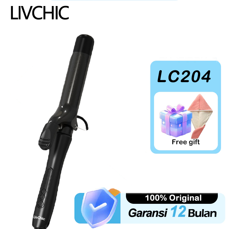 Jual LivChic Keriting Catokan Rambut Curly Catok Hair Curling Iron ...