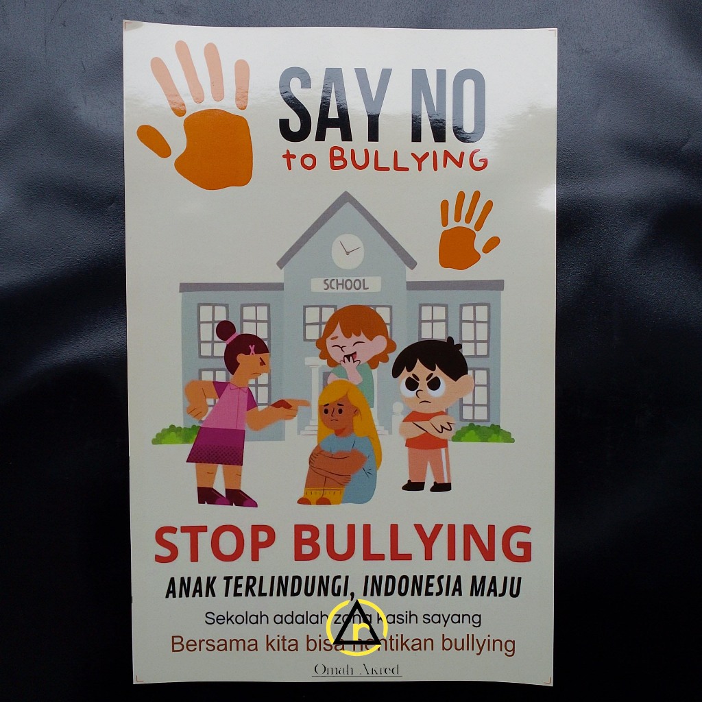 Jual Stiker Stop Perundungan - Stiker Say No To Bullying - Stiker Vinyl ...