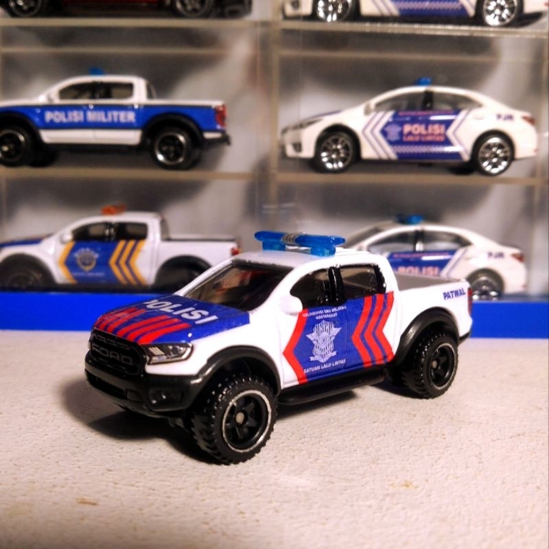 Jual DIECAST HOTWHEELS FORD RANGER CUSTOM MOBIL POLISI INDONESIA PATWAL ...
