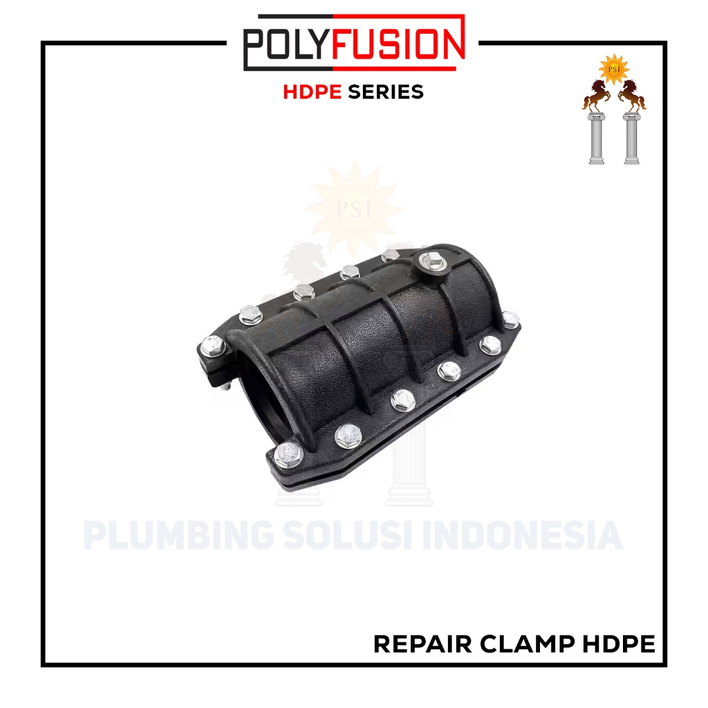 Jual Polyfusion Repair Clamp HDPE 10 Inch / 250 mm (Repair Pipa HDPE ...