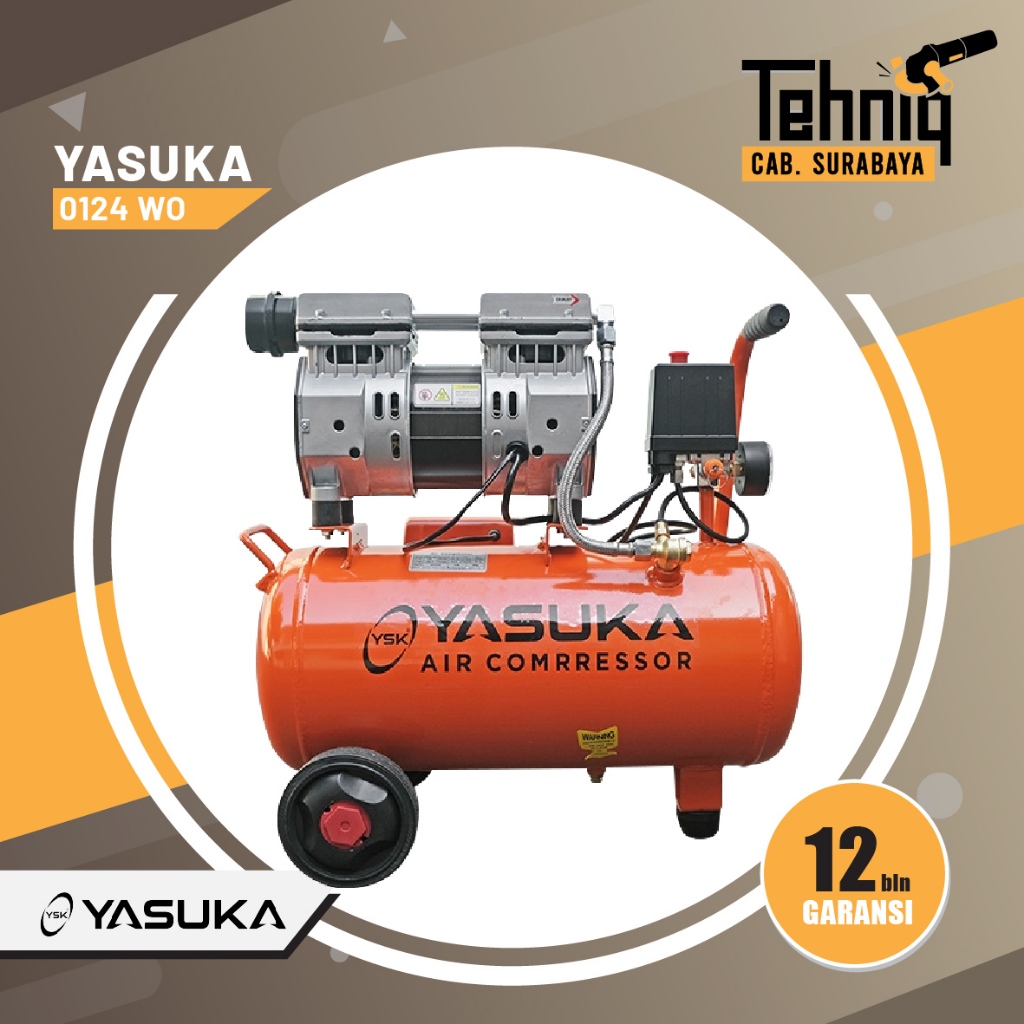 Jual Mesin kompressor Listrik Oilless / Air Compressor Yasuka COMYSK ...