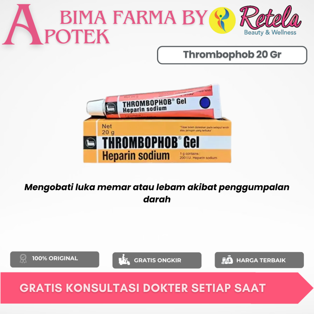 Jual Thrombophob Gel 20 Gram | Shopee Indonesia