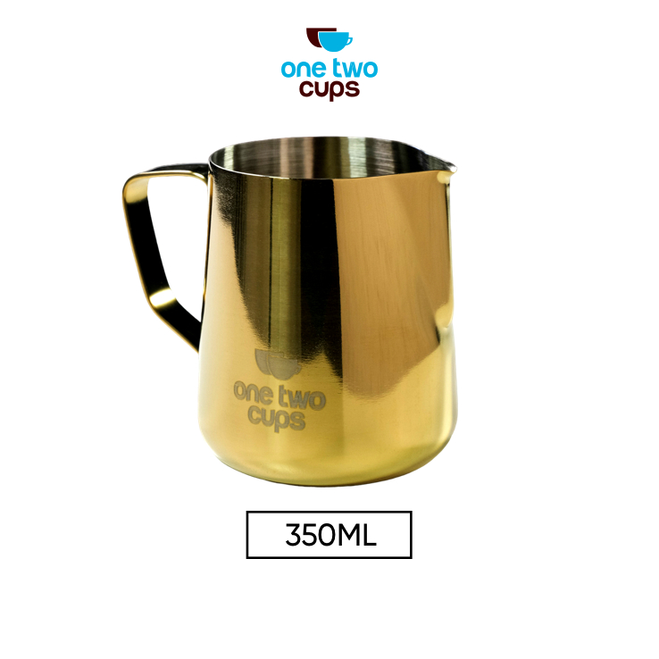 Jual One Two Cups Gelas Milk Jug Kopi Espresso Latte Art Stainless 350ml - AA0052 | Shopee Indonesia