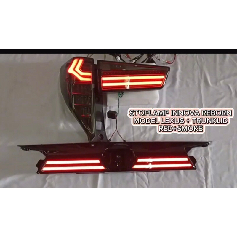 Jual STOPLAMP INNOVA REBORN LEXUS STYLE SMOKE RED BAR | Shopee Indonesia