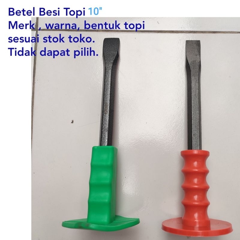 Jual Betel besi baja Topi pahat beton tembok 10 inch chisel | Shopee ...