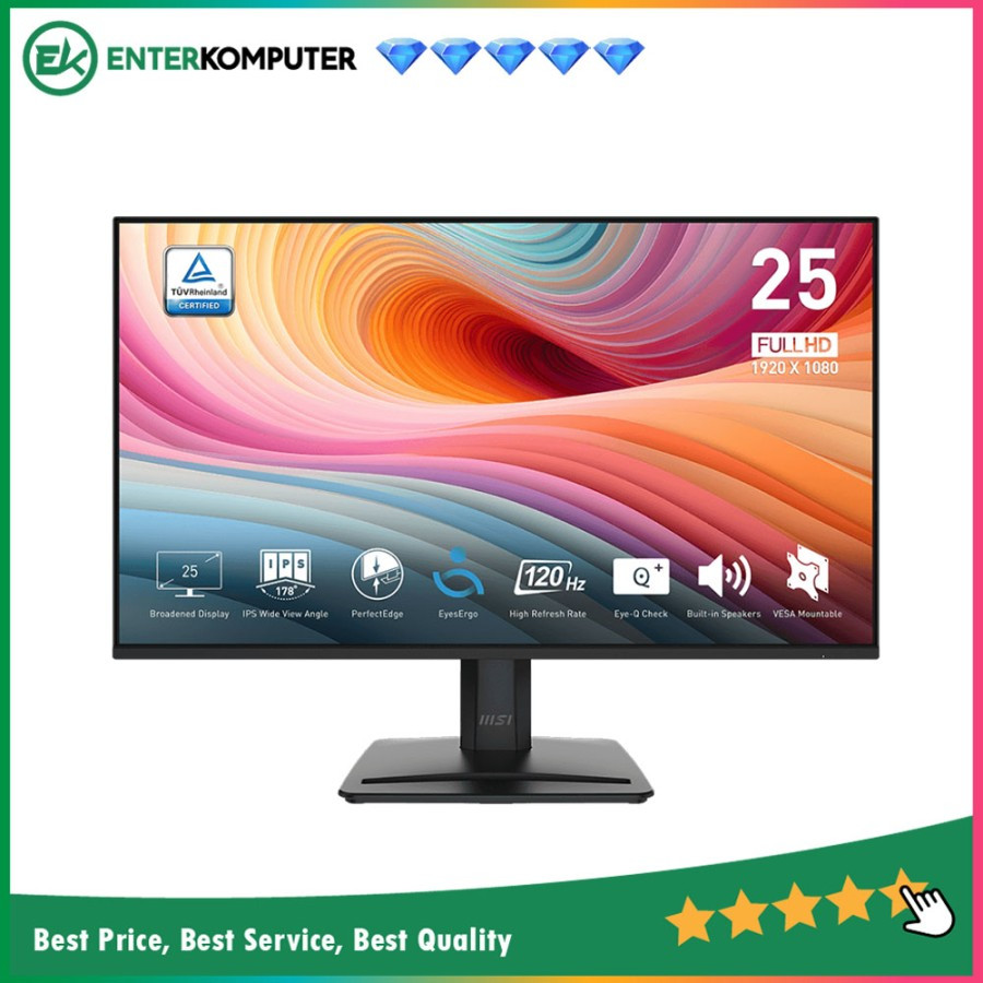 Jual MSI PRO MP251 E2 24.5" FHD IPS 120Hz HDR Productivity Monitor ...