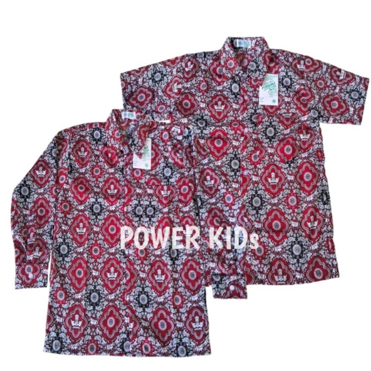 Jual KODE X9E Baju seragam sekolah sd batik sd merah nasional | Shopee ...