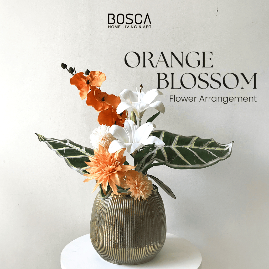 Jual Bosca Living - Orange Blossom Flower Arrangement / Rangkaian Bunga ...