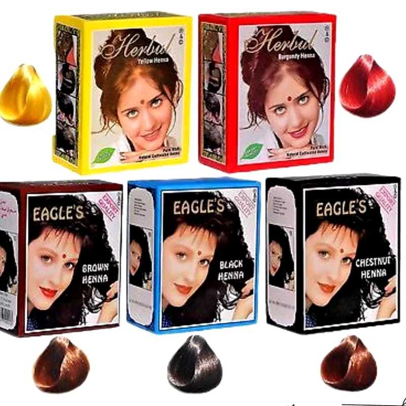 Jual HENNA Eagle / Herbul isi 6sachet | Shopee Indonesia