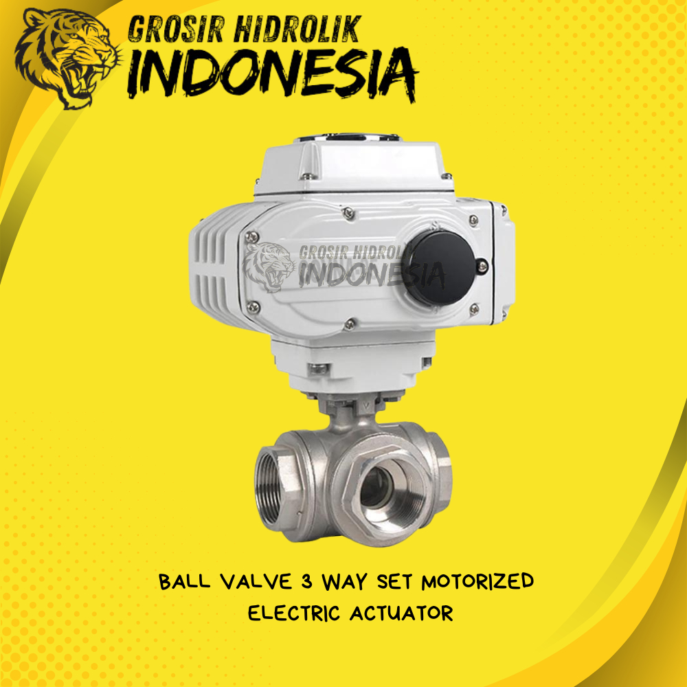 Jual MOTORIZED ELECTRIC ACTUATOR ON OF BALL VALVE 3 WAY TYPE T PORT SIZE 2 INCH | Shopee Indonesia