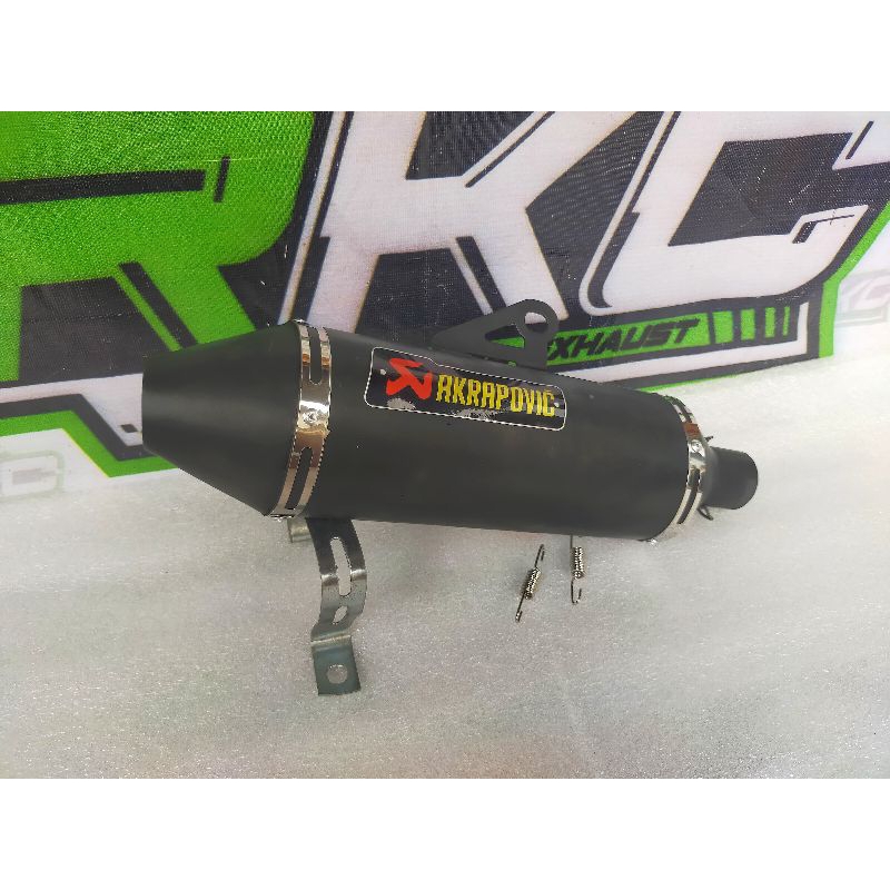 Jual Knalpot silincer only (inlet 38) Akrapovic KLX CRF D-TRACKER WR155 ...