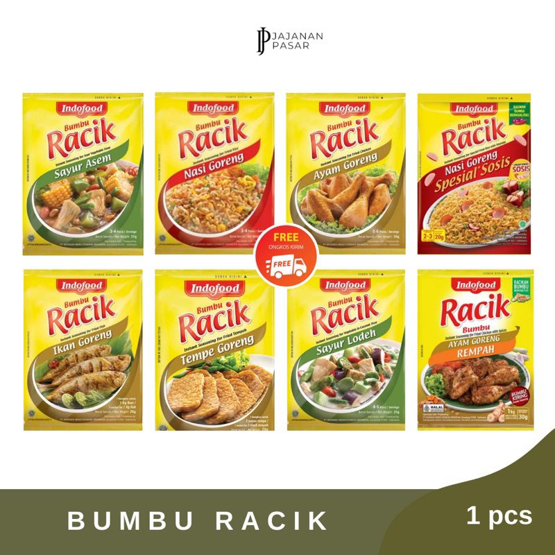 Jual Indofood Bumbu Racik All Variant - 1pcs | Shopee Indonesia