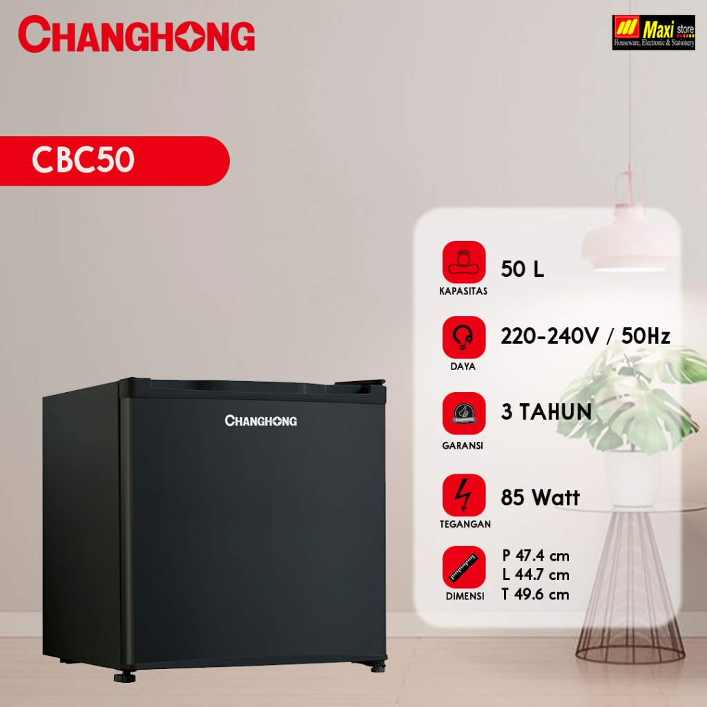 Jual CHANGHONG CBC-50 Kulkas Mini Bar [50 L] Kulkas Portable - Kota ...