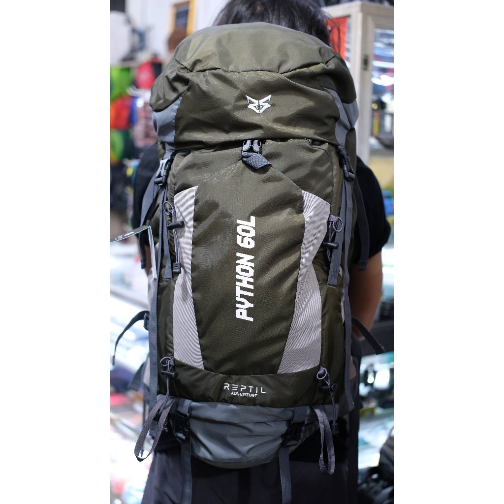Jual Reptil Adventure Python Keril 60L Tas Ransel Gunung Hiking Camping ...