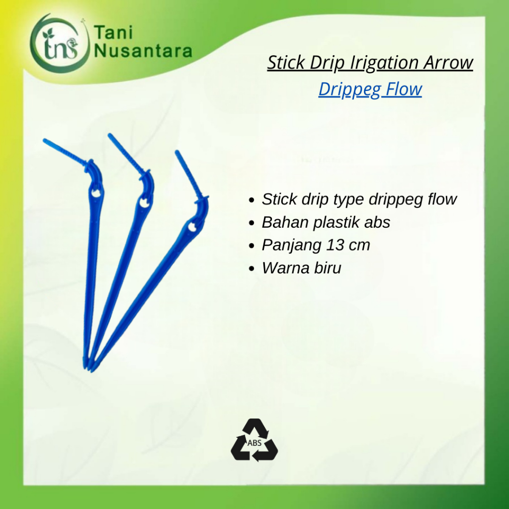 Jual Stick Drip Bengkok Stik Irigation Arrow Drippeg Flow Isi 5 Pcs ...
