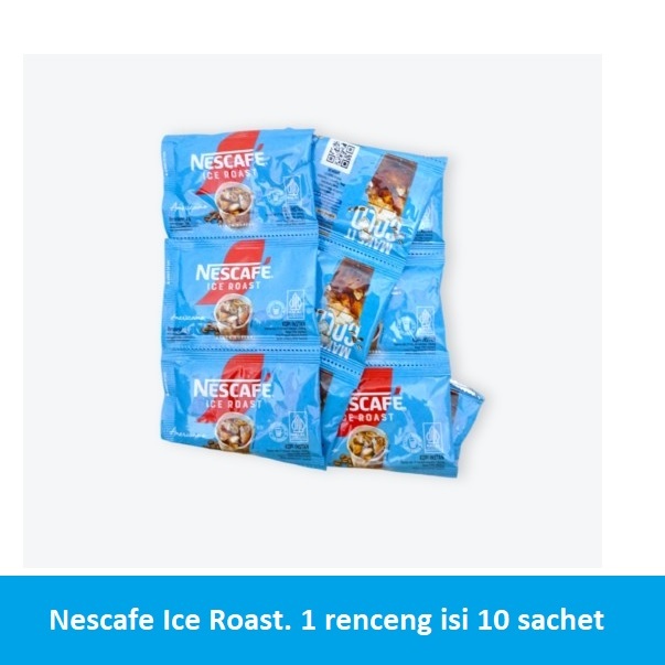 Jual nescafe ice roast americano | renceng isi 10 sachet | Shopee Indonesia