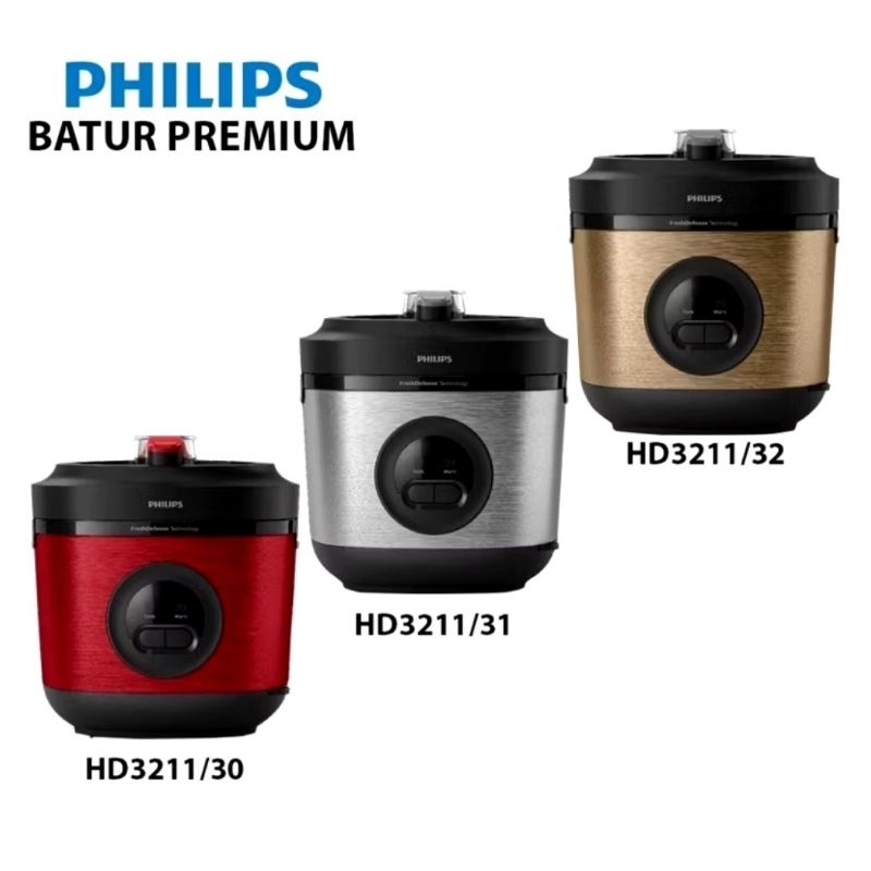 Jual Rice Cooker Philips 2L HD3211 Premium Bahan dengan inner pot ...