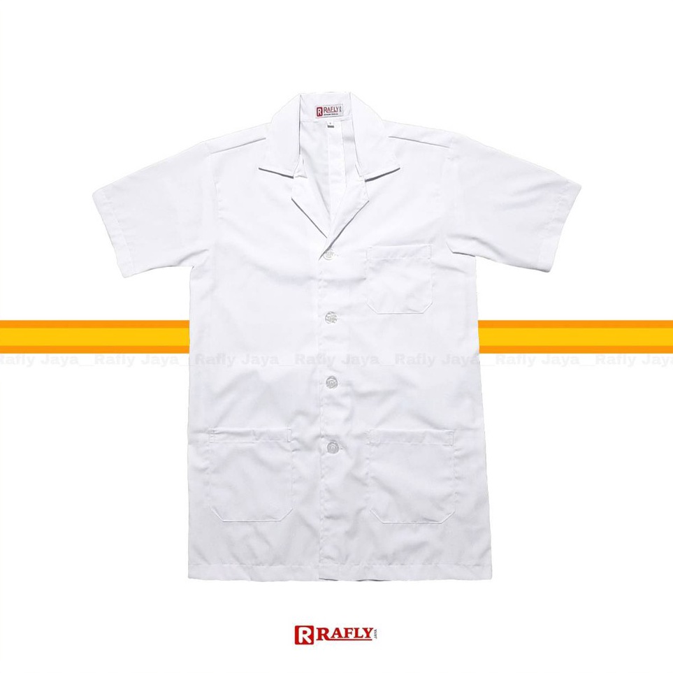 Jual Jas Lab Jas Laboratorium Lengan Pendek Jas Lab Dokter Jas Lab ...