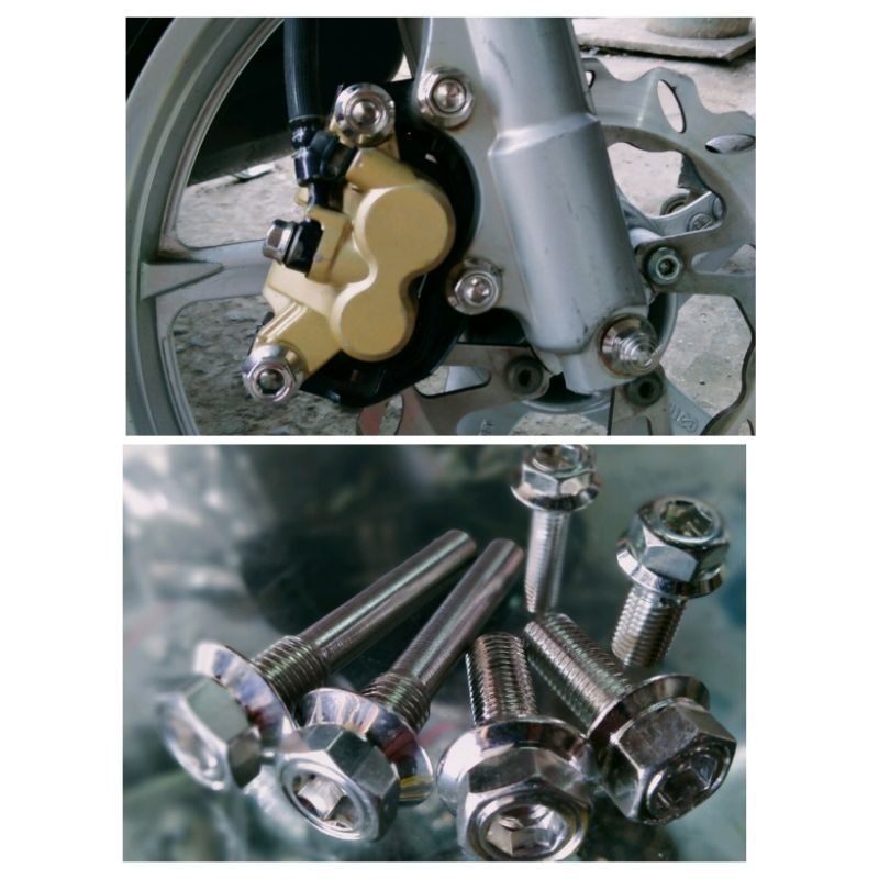 Jual Baut Probolt Stenlist dua kunci Kaliver Nouvo (Sesuai di Gambar/Di ...