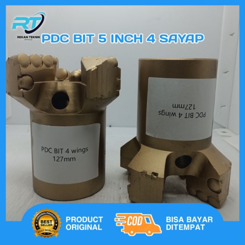 Jual mata bor sumur / mata bor pdc penghancur batuan keras ukuran 5 ...