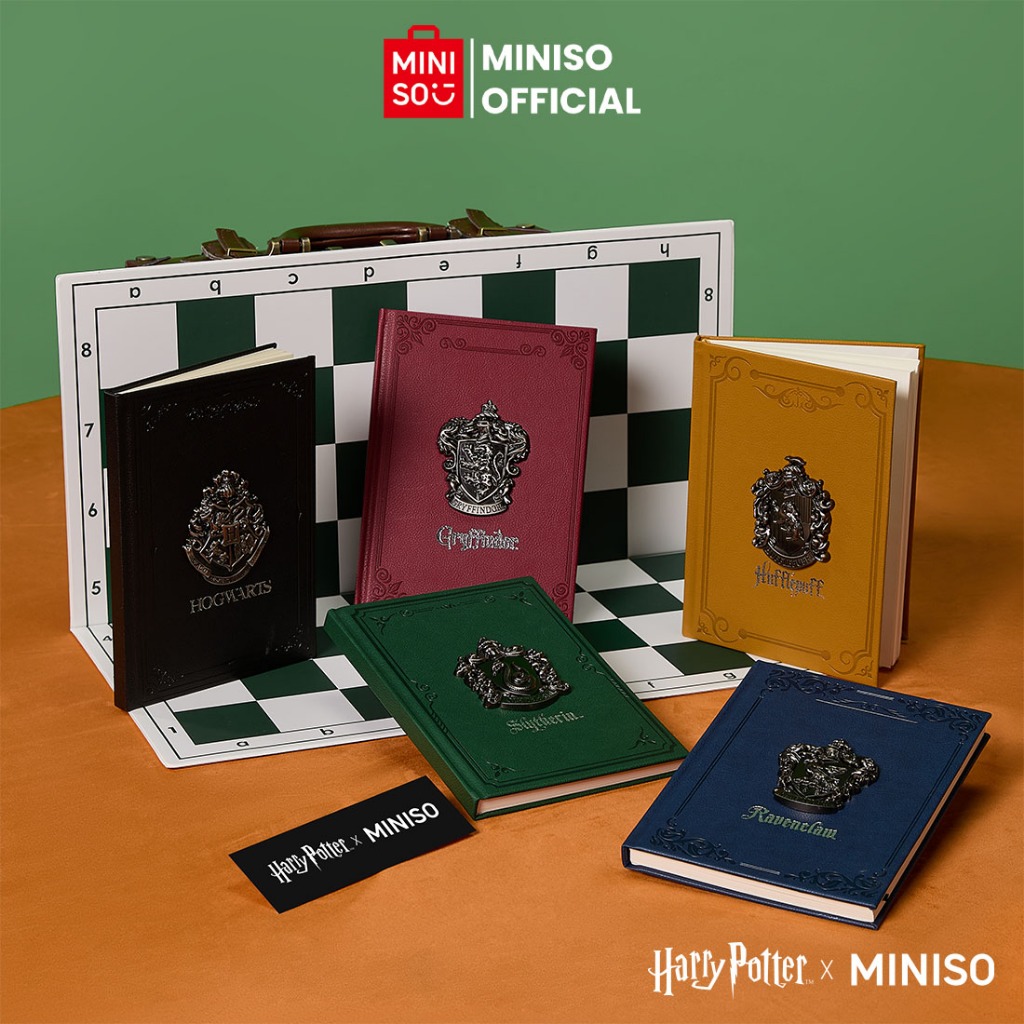 Jual Miniso x Harry Potter A5 PU Embossment Hardcover Book Notebook ...