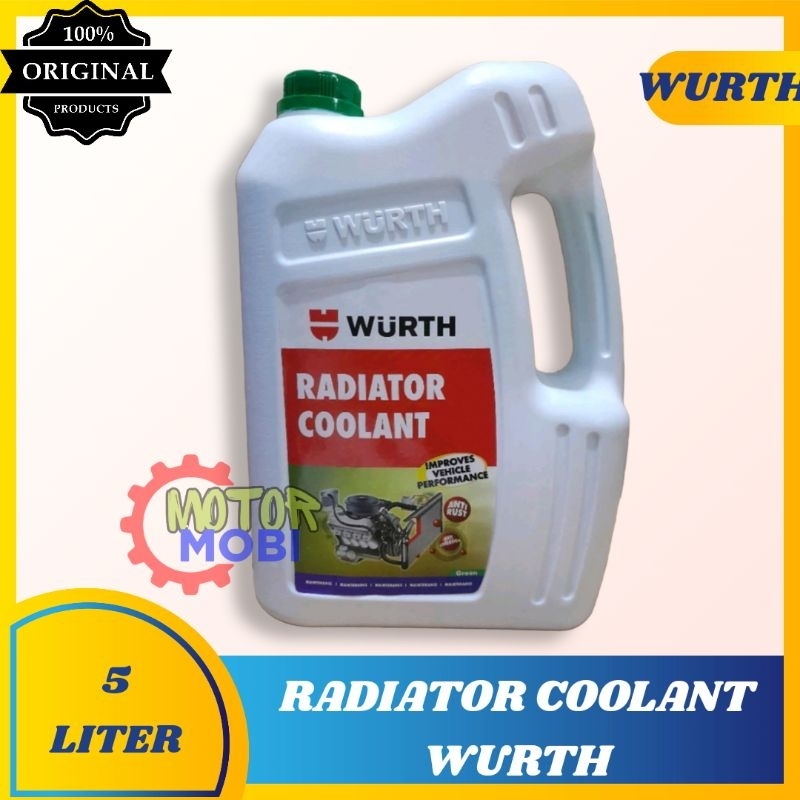 Jual WURTH RADIATOR COOLANT GREEN 5LITER | Shopee Indonesia