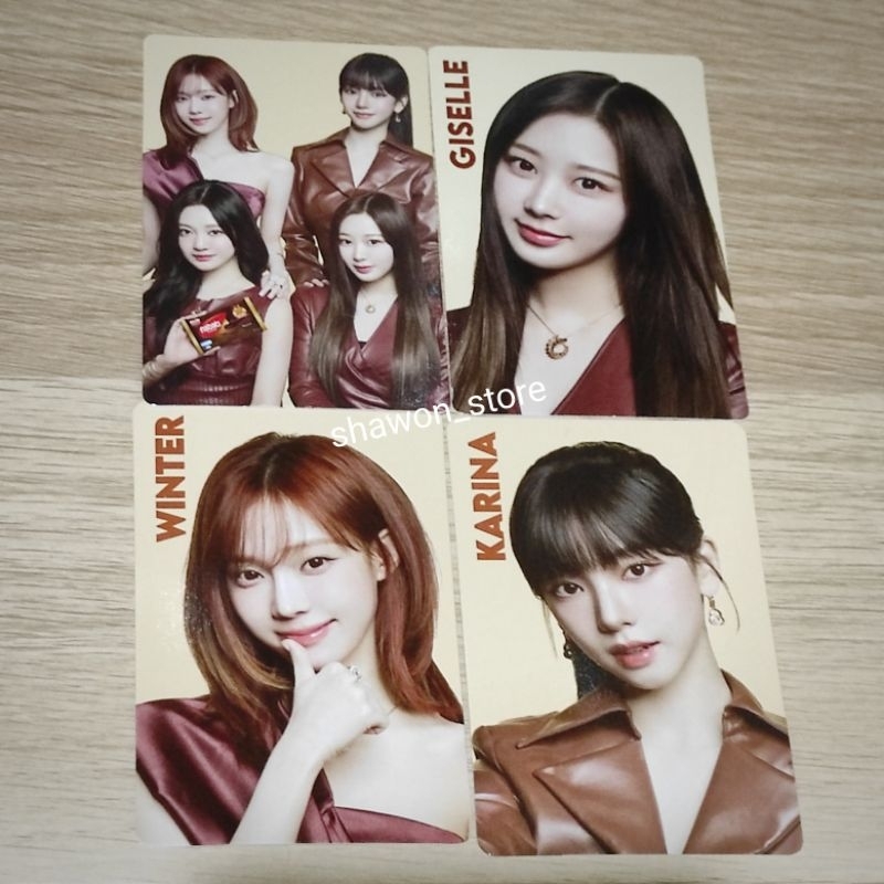 Jual PHOTOCARD OFFICIAL NABATI X AESPA KARINA WINTER NINGNING GISELLE ...