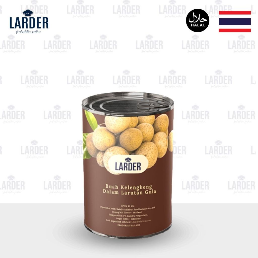 Jual Larder Longan Canned in Syrup 565g | Buah Kelengkeng Kalengan ...