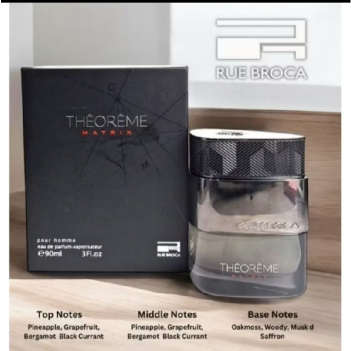 Jual parfum theoreme matrix by rue broca edp 90 ml | Shopee Indonesia