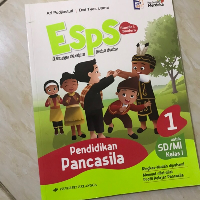 Jual Buku ESPS Pendidikan Pancasila SD Kelas 1 - 6 Kurikulum Merdeka - Penerbit Erlangga ...
