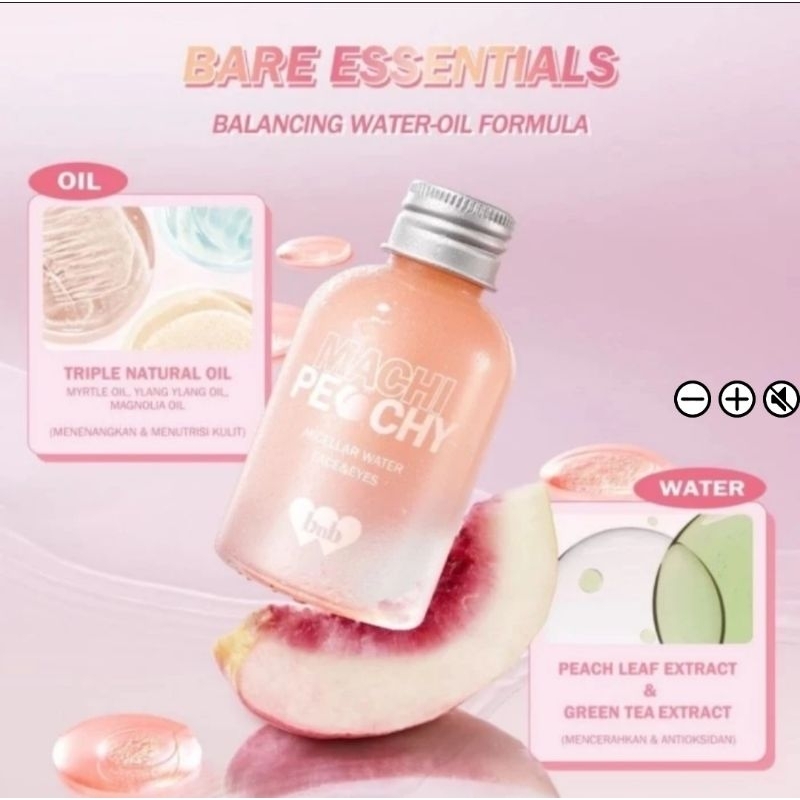 Jual Micellar water BnB Barenbliss Machi Peachy | Shopee Indonesia