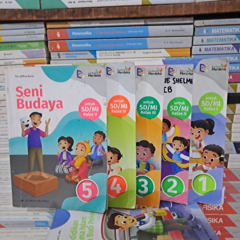 Jual buku bekas kurikulum merdeka SENI BUDAYA UNTUK SD KELAS 1,2,3,4,5,6 ERLANGGA | Shopee Indonesia