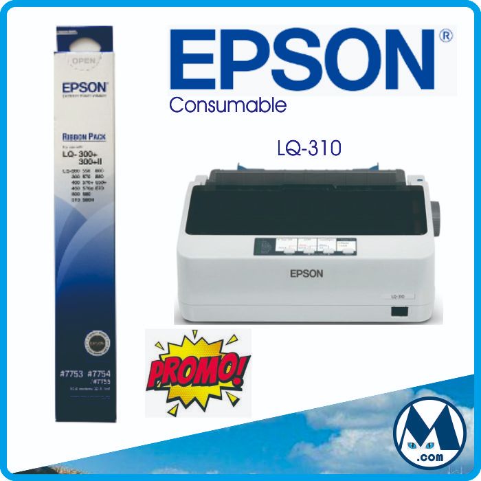 Jual Refill Pita Ribbon Printer EPSON LQ-310 / LQ310 / LQ 310 / 200 ...