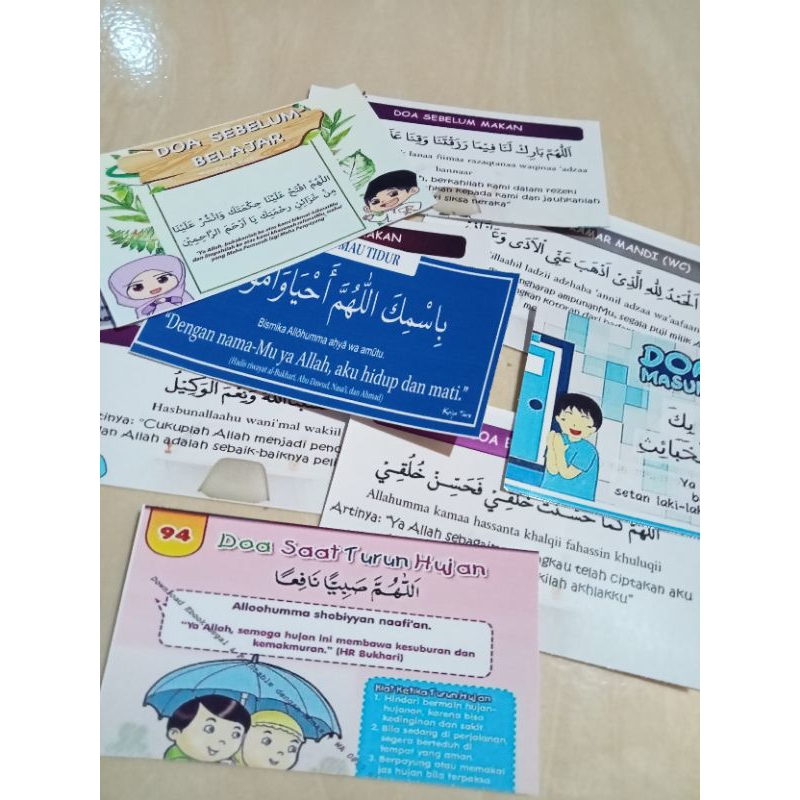 Jual stiker doa muslim 10 lembar ukuran 5,5X10.cm | Shopee Indonesia