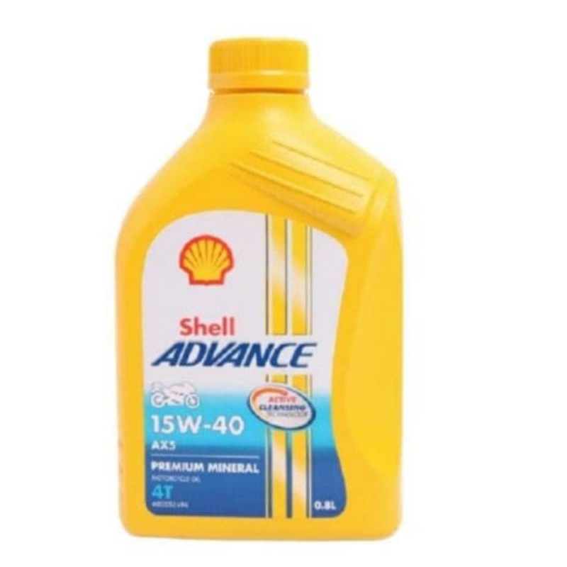 Jual Oli Shell AX5 15w-40 800 ml . oli motor 4 tak murah | Shopee Indonesia